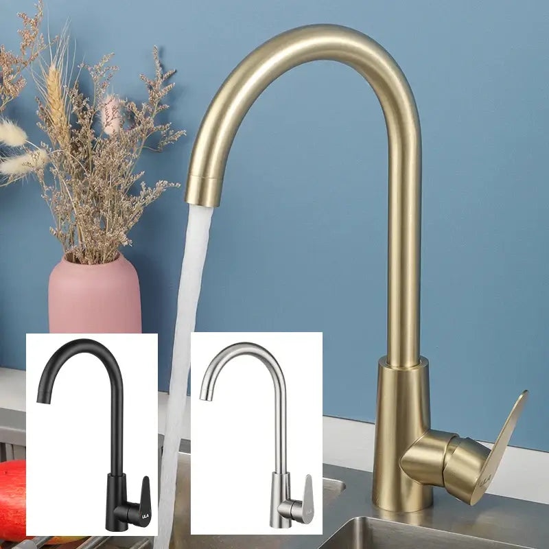 Enhance Your Kitchen with the Golden Kitchen Mixer Tap/Faucet